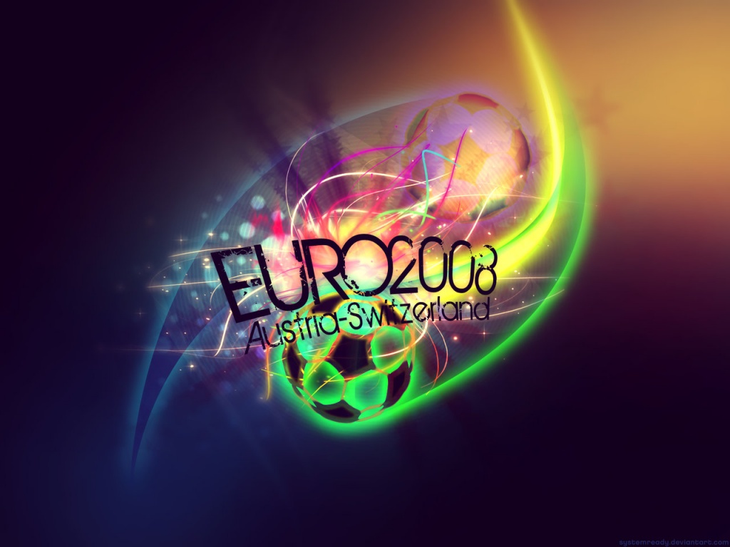Euro 2008 – very coloured logo | Cute wallpapers
